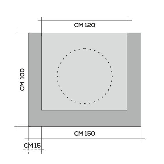 Pozzetto 120X120 H100 Spessore 15CM – Fontedil